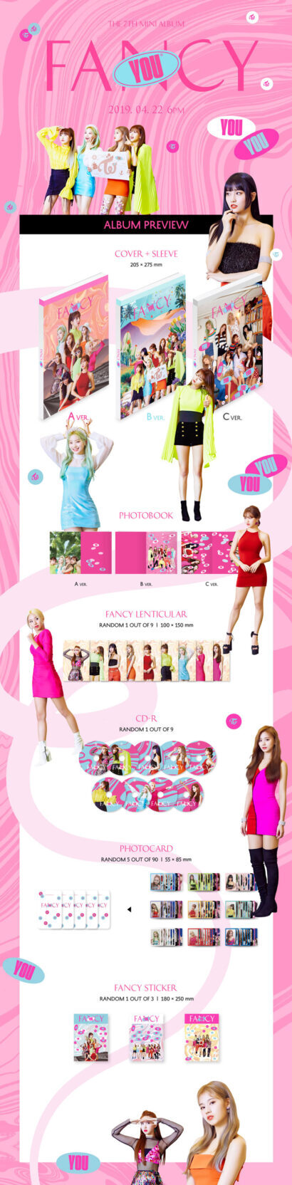 Twice - Fancy You 7th Mini Album - ASIAN FAN STORE